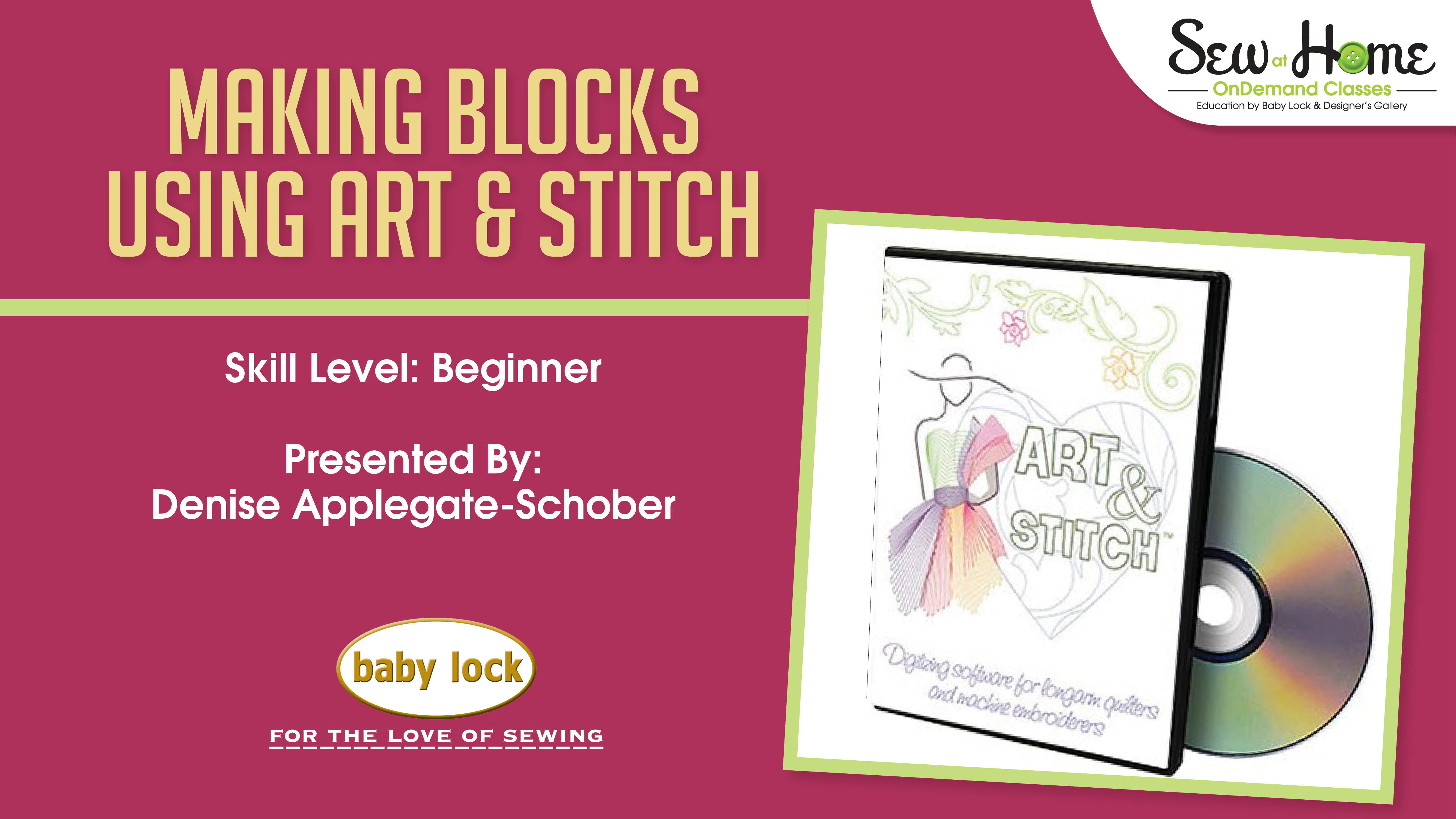 Making Blocks Using Art & Stitch and Clip Art-Beginner