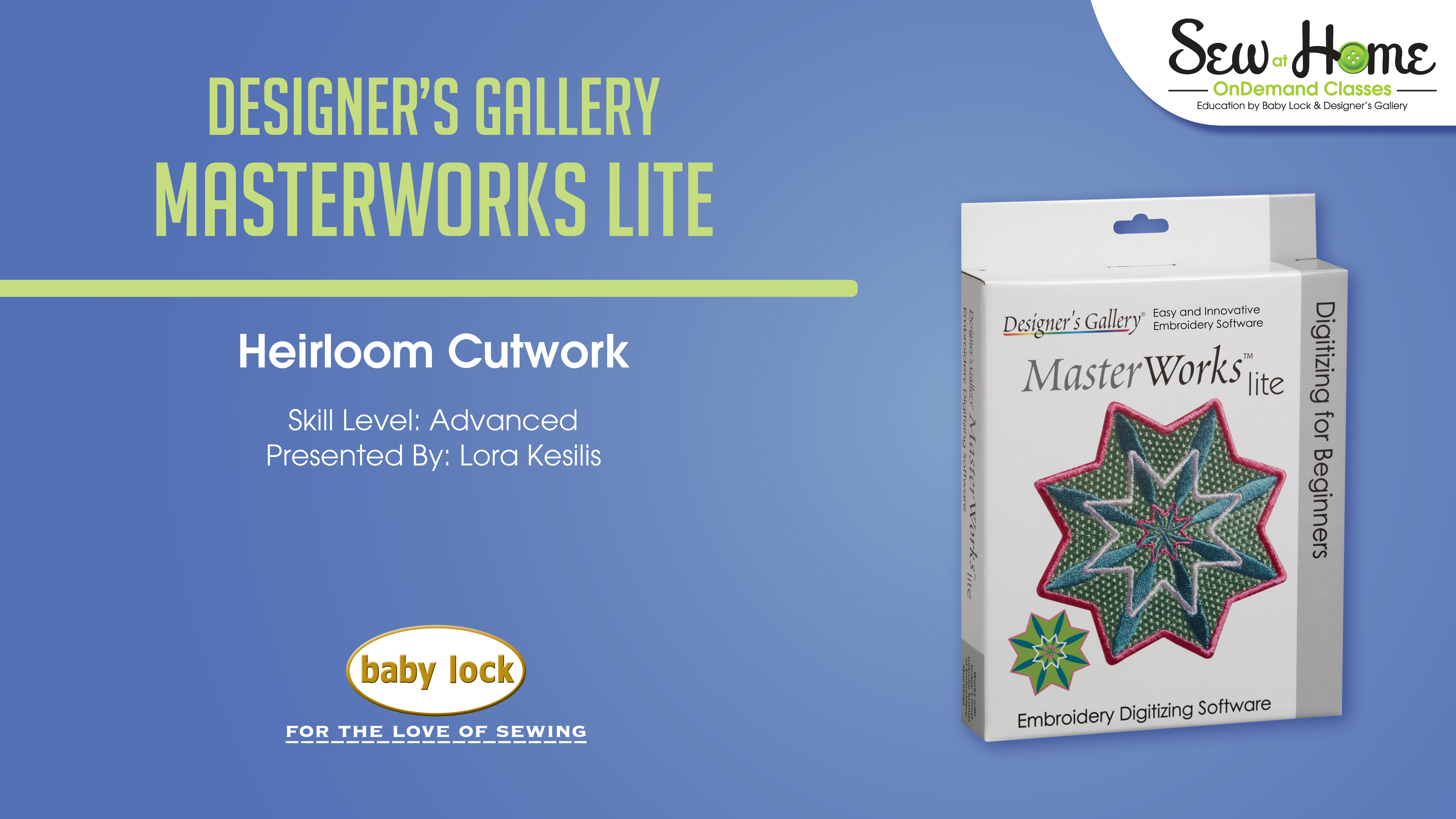 MasterWorks Lite-Heirloom Cutwork