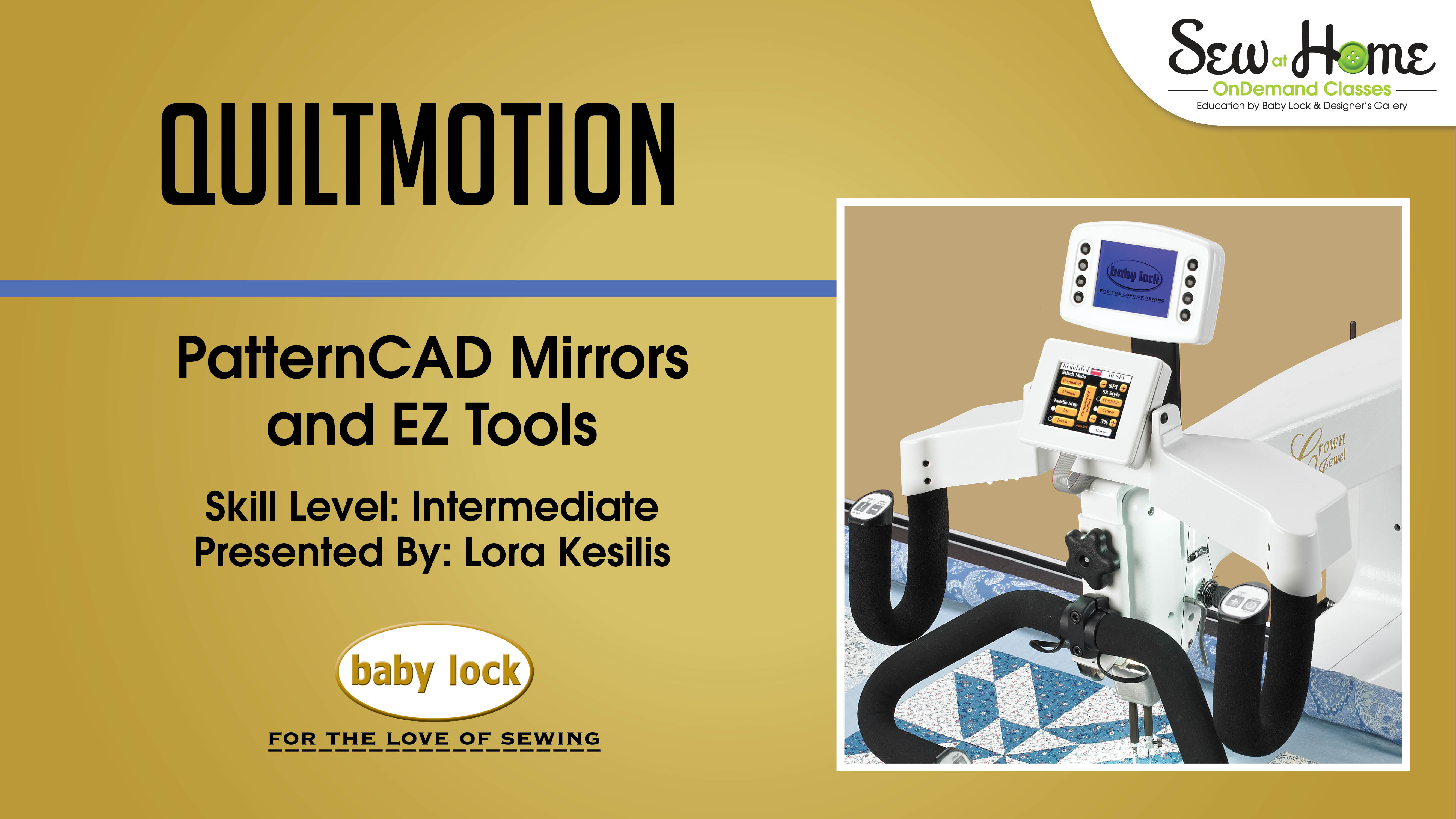 QuiltMotion: PatternCAD Mirrors and EZ Tools