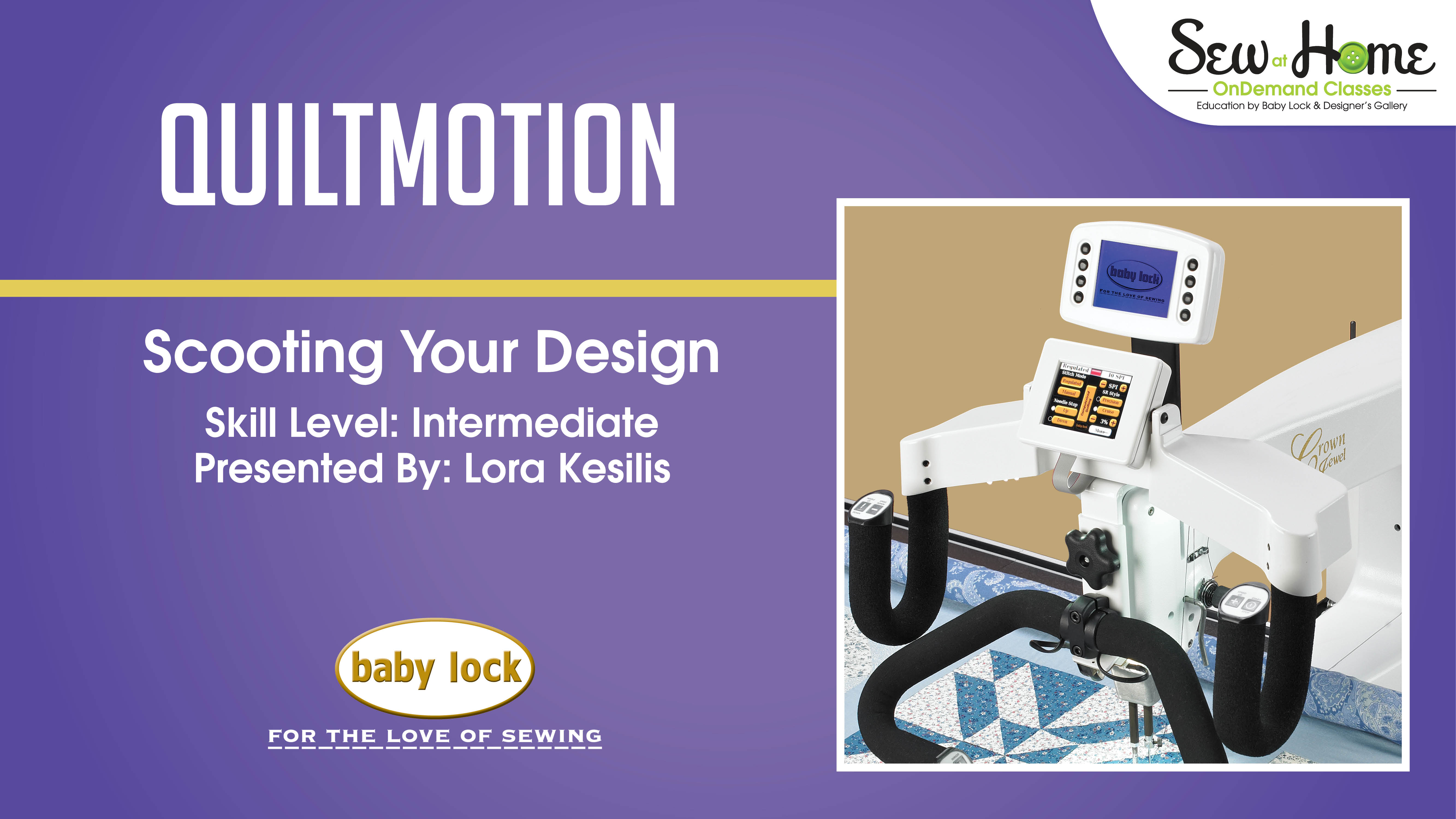 QuiltMotion- Scooting Your Design