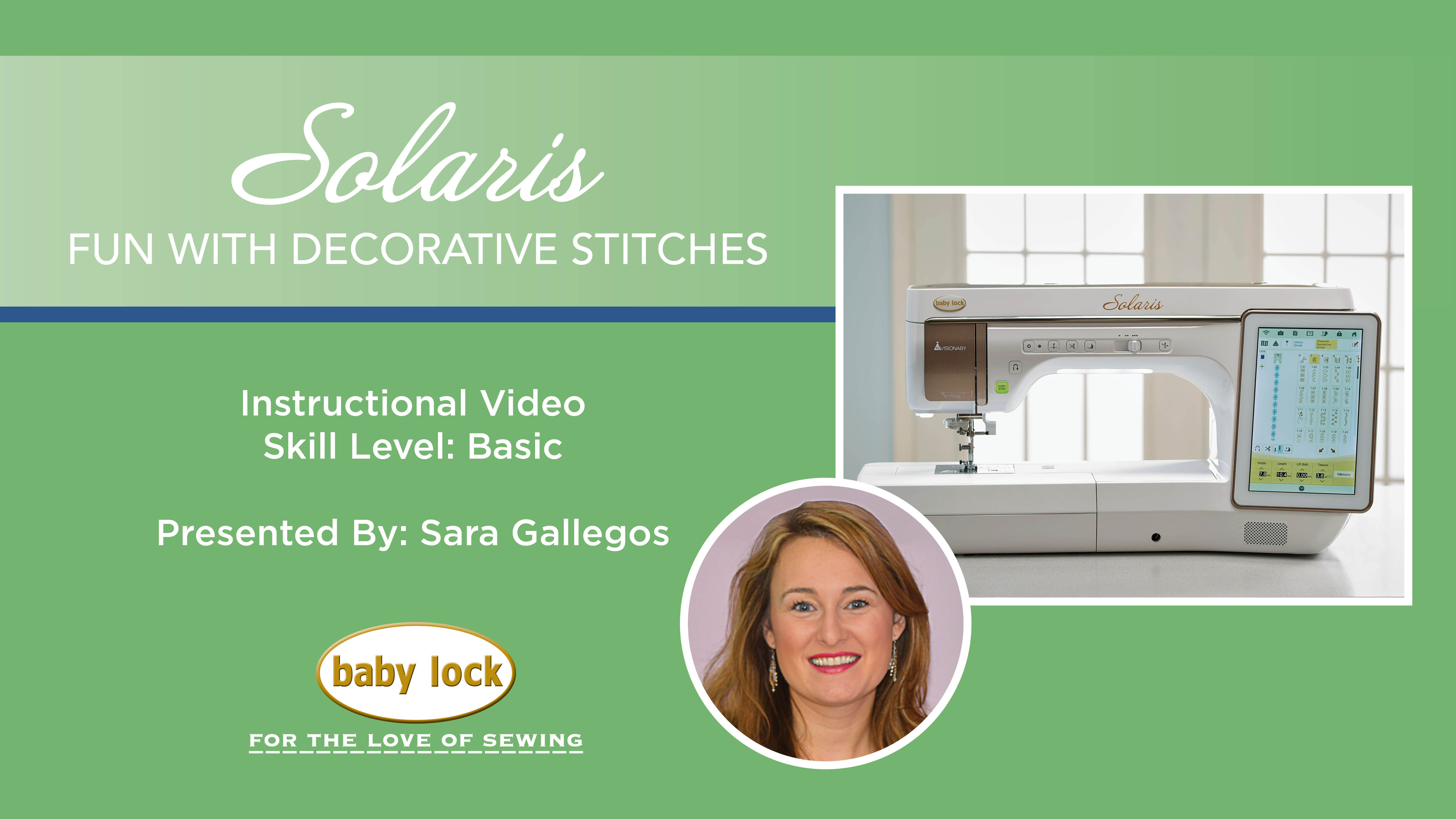 Solaris - Fun With Decorative Stitches