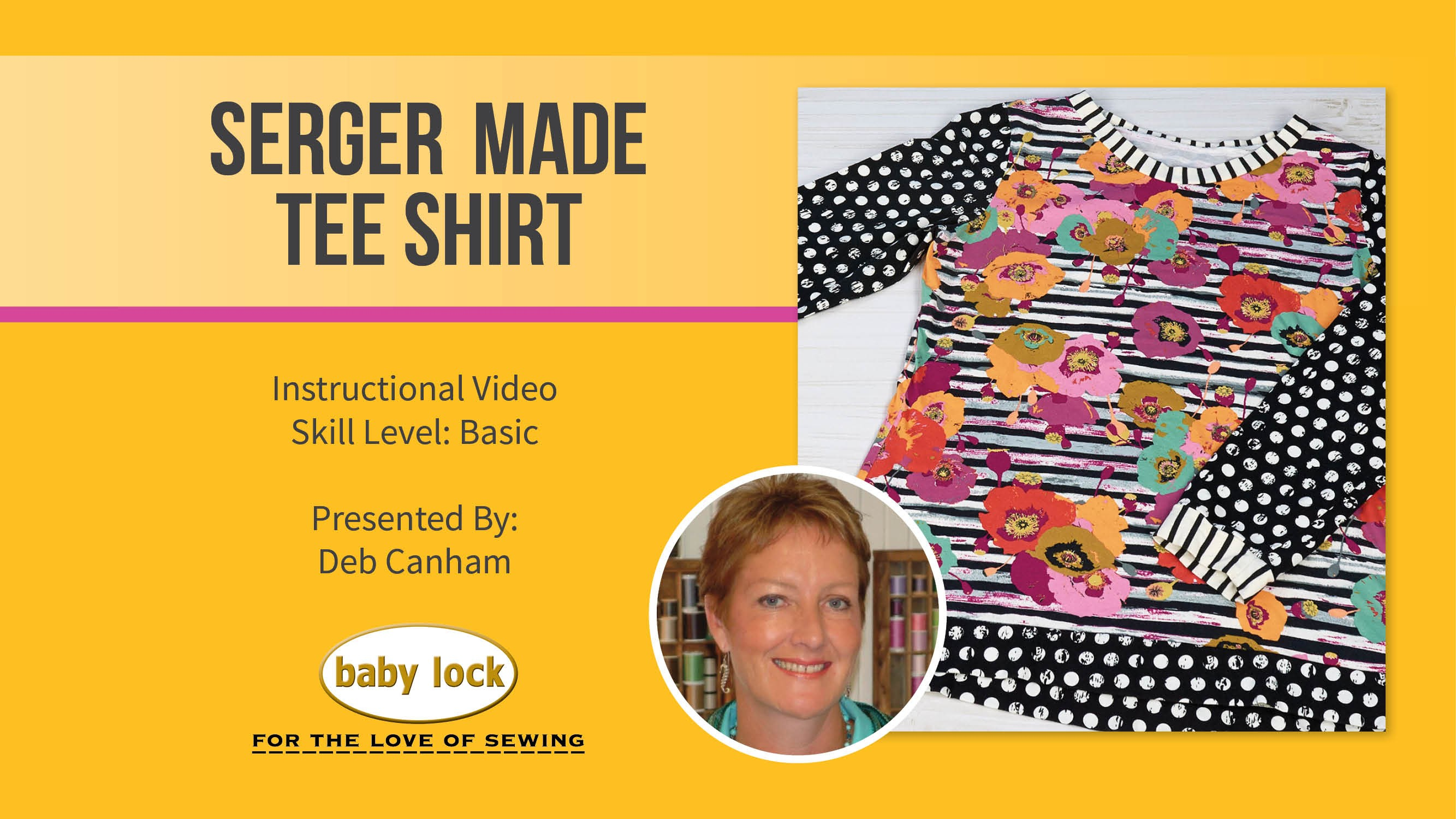 Serger Made Tee Shirt with Deb Canham