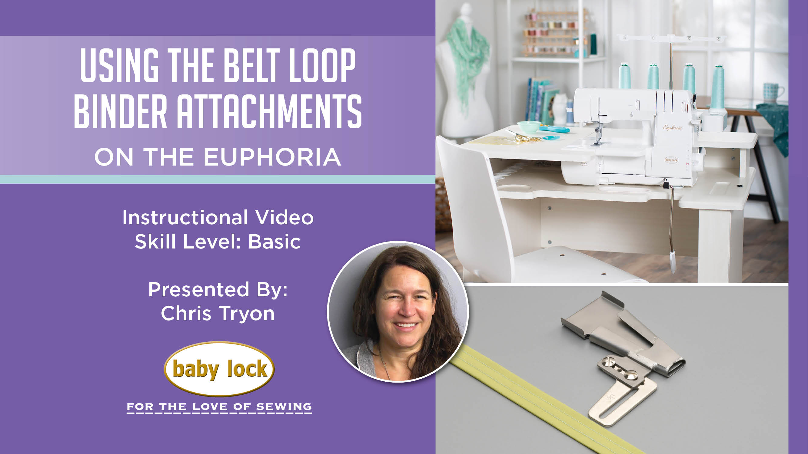Using the Belt Loop Binder Attachments on the Euphoria