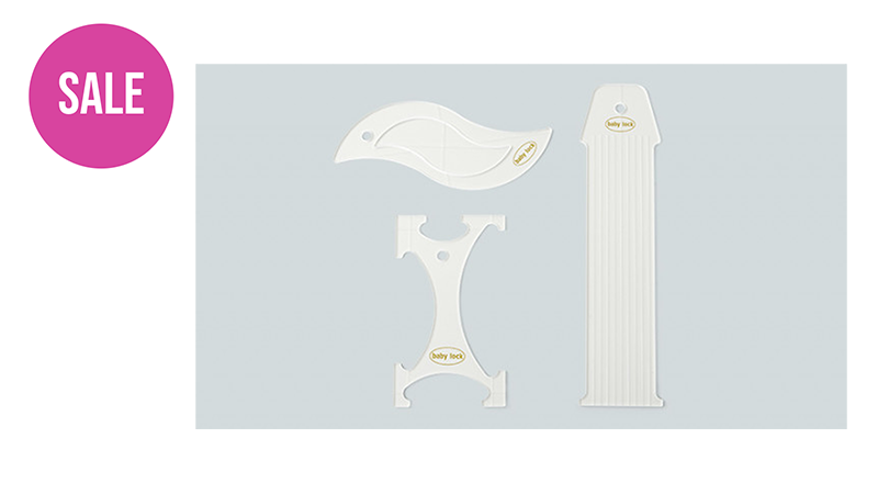 1/4" Acrylic Basic Ruler Set- High Shank and Long Arm