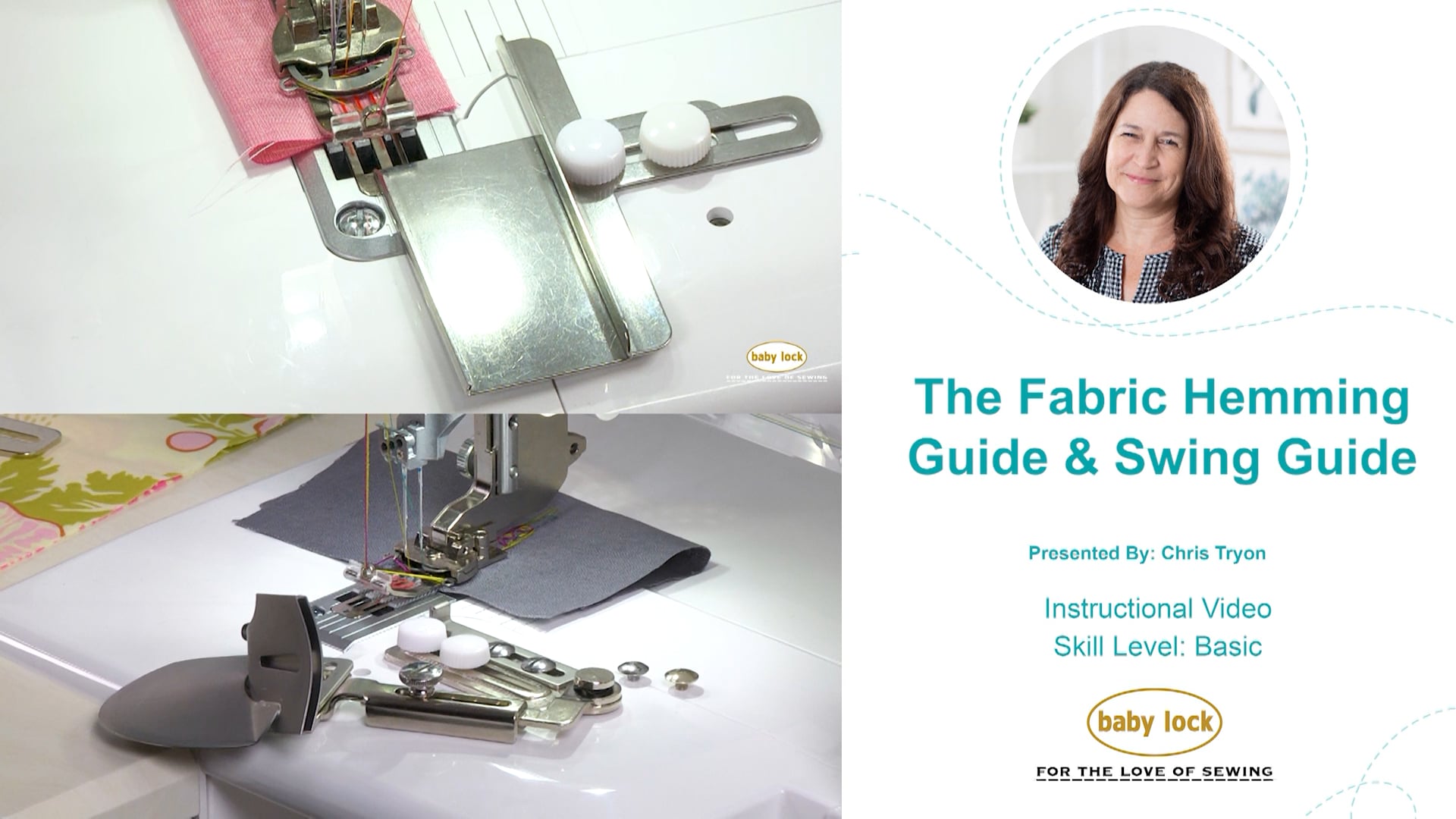 The Fabric Hemming Guide and Swing Guide