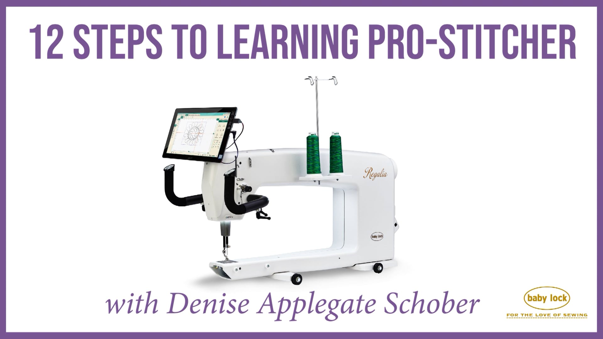 12 Steps to Learning Pro-Stitcher
