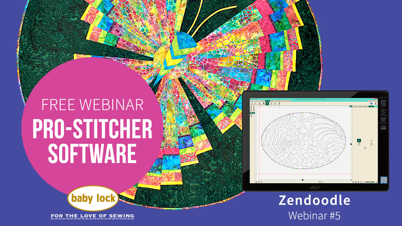 Pro-Stitcher Webinar 5 - Zendoodle with Pro-Stitcher