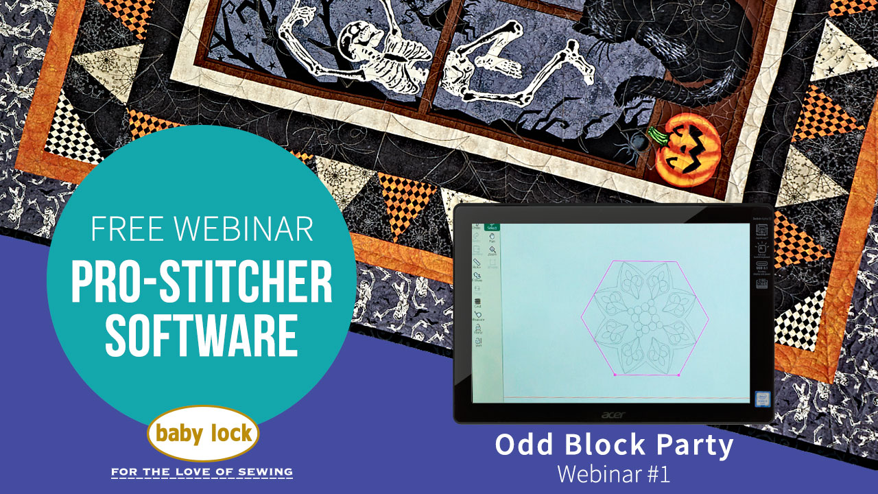 Pro-Stitcher Webinar: Odd Block Party - February 2019