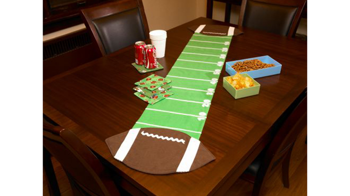 Big Game Football Table Runner