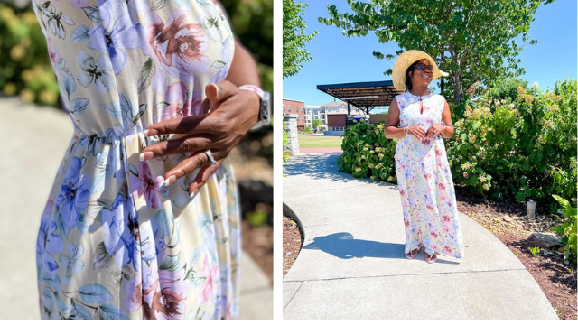 The Floral Dress Simplicity 8888 Pattern Hack