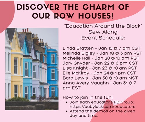 Education Around the Block - Sew Along - VIRTUAL