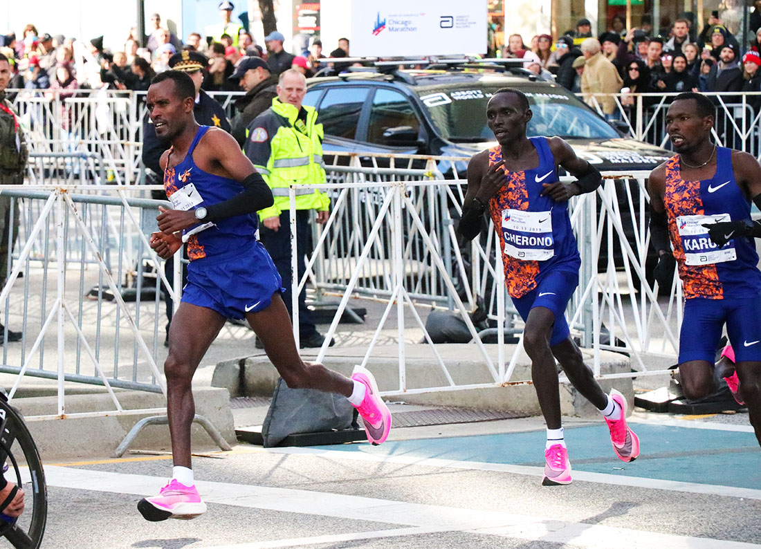 Chicago Marathon runner Brigid Kosgei sets a new women’s world record ...