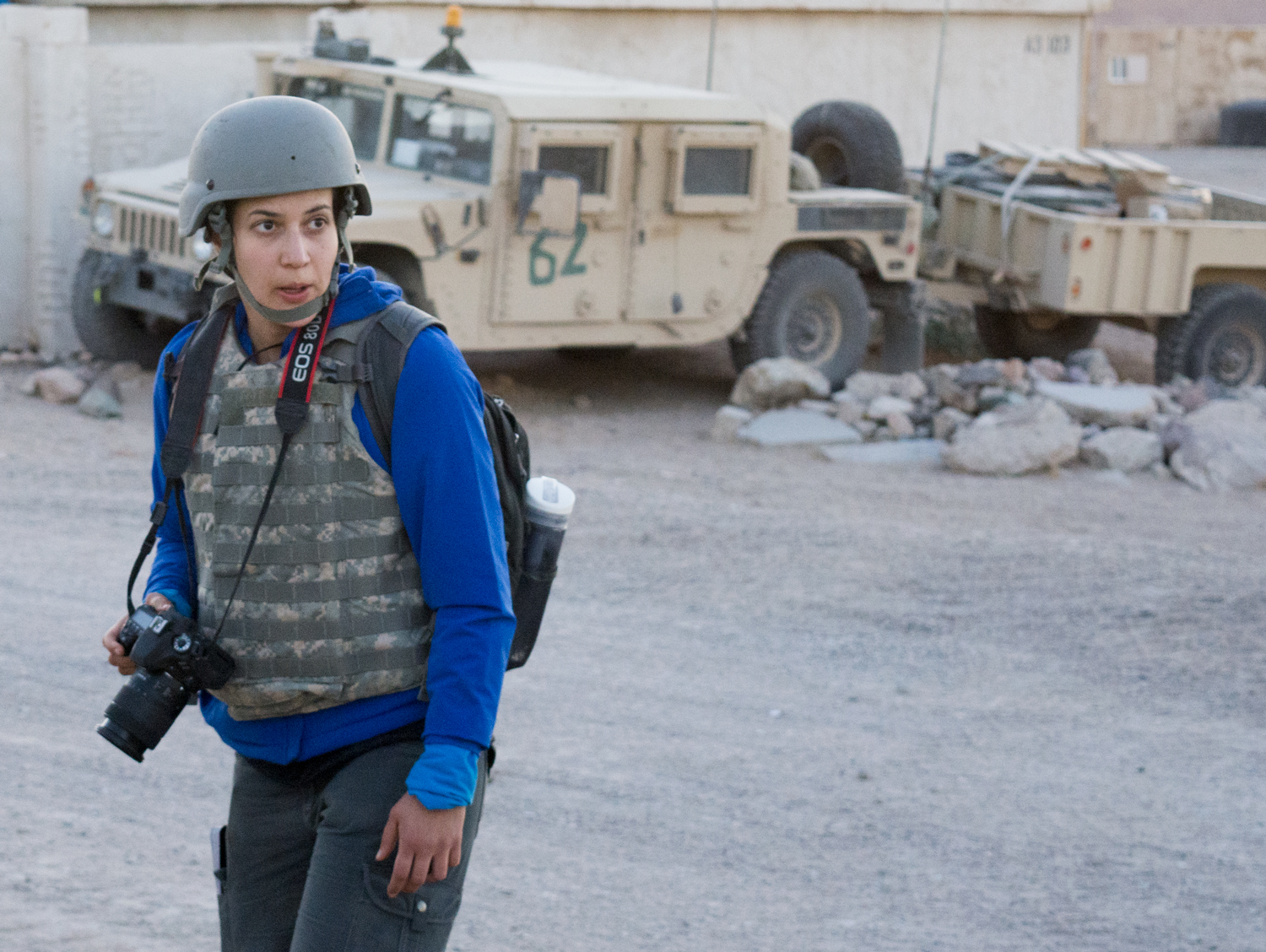 Jini Hernandez embedded journalist – National Security Zone