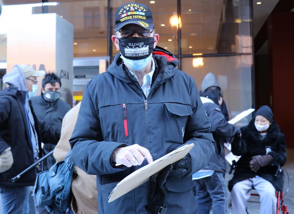 ‘Homeless Not Helpless!’ Chicago Union of the Homeless protest demands ...