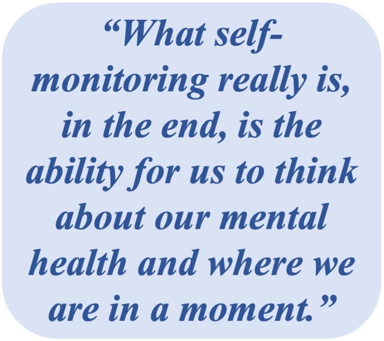 On a scale of 1 to 10, how helpful are self-monitoring tools for mental ...