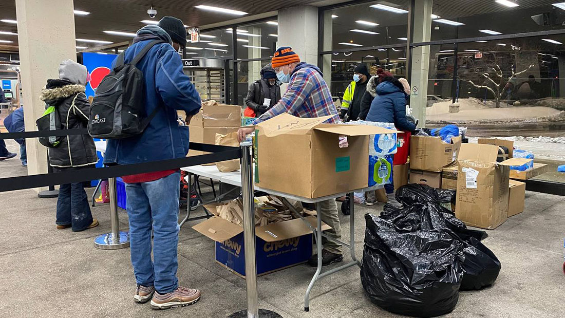 Amid cold weather and limitations at shelters, homeless people and ...