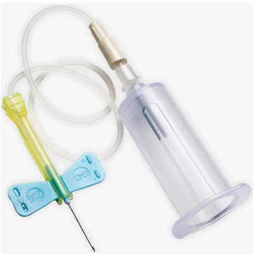 Blood Collection and Infusion Set 25GA (blue) | MEDISECUR - MediSecur