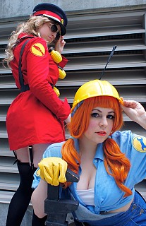 Cosplay.com - Pinup-Style BLU Engineer from Team Fortress 2 by ka-san