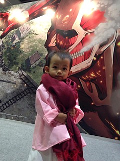 Mikasa Ackerman Cosplay Child