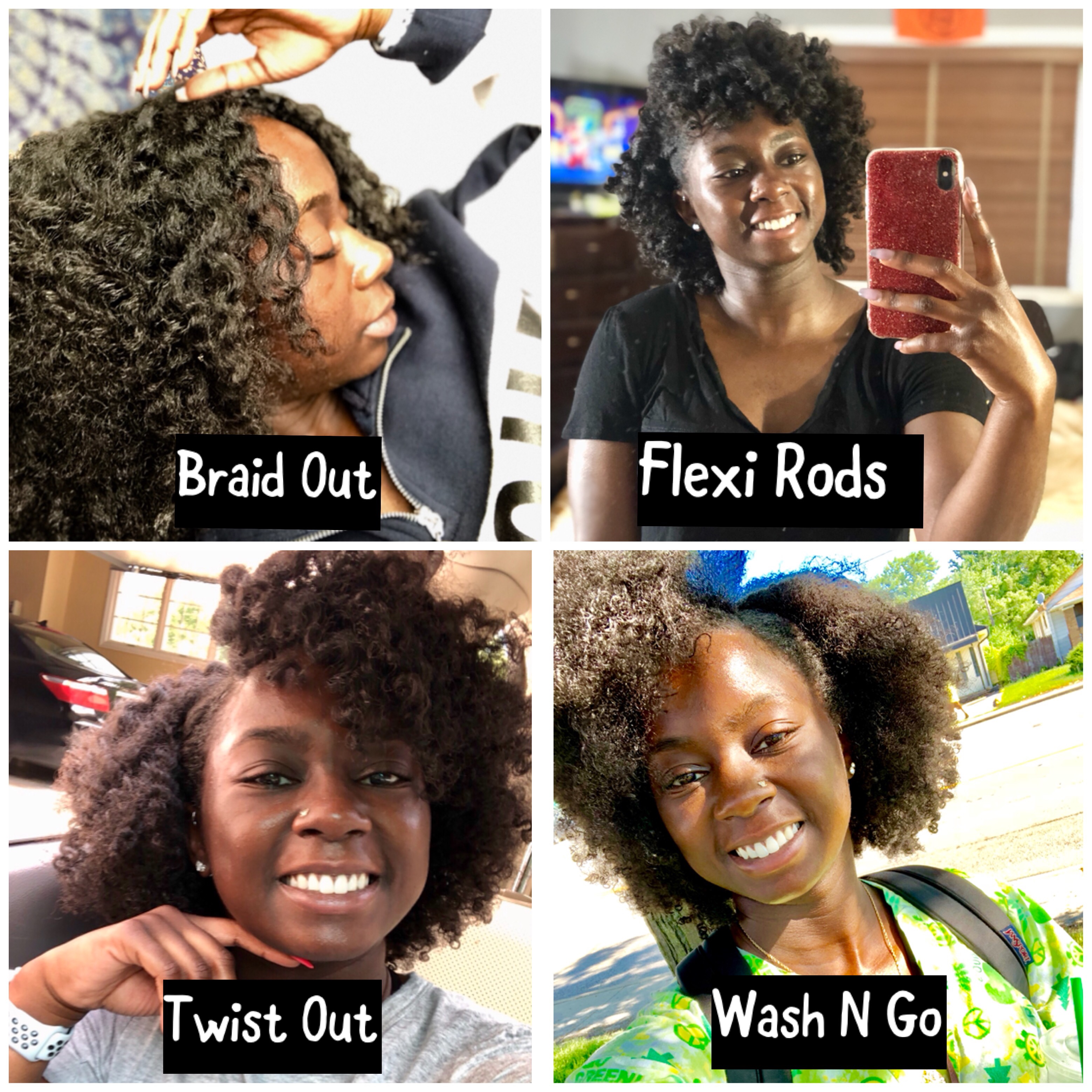 Whats the difference between a braid out and a wash and go? : r/Naturalhair