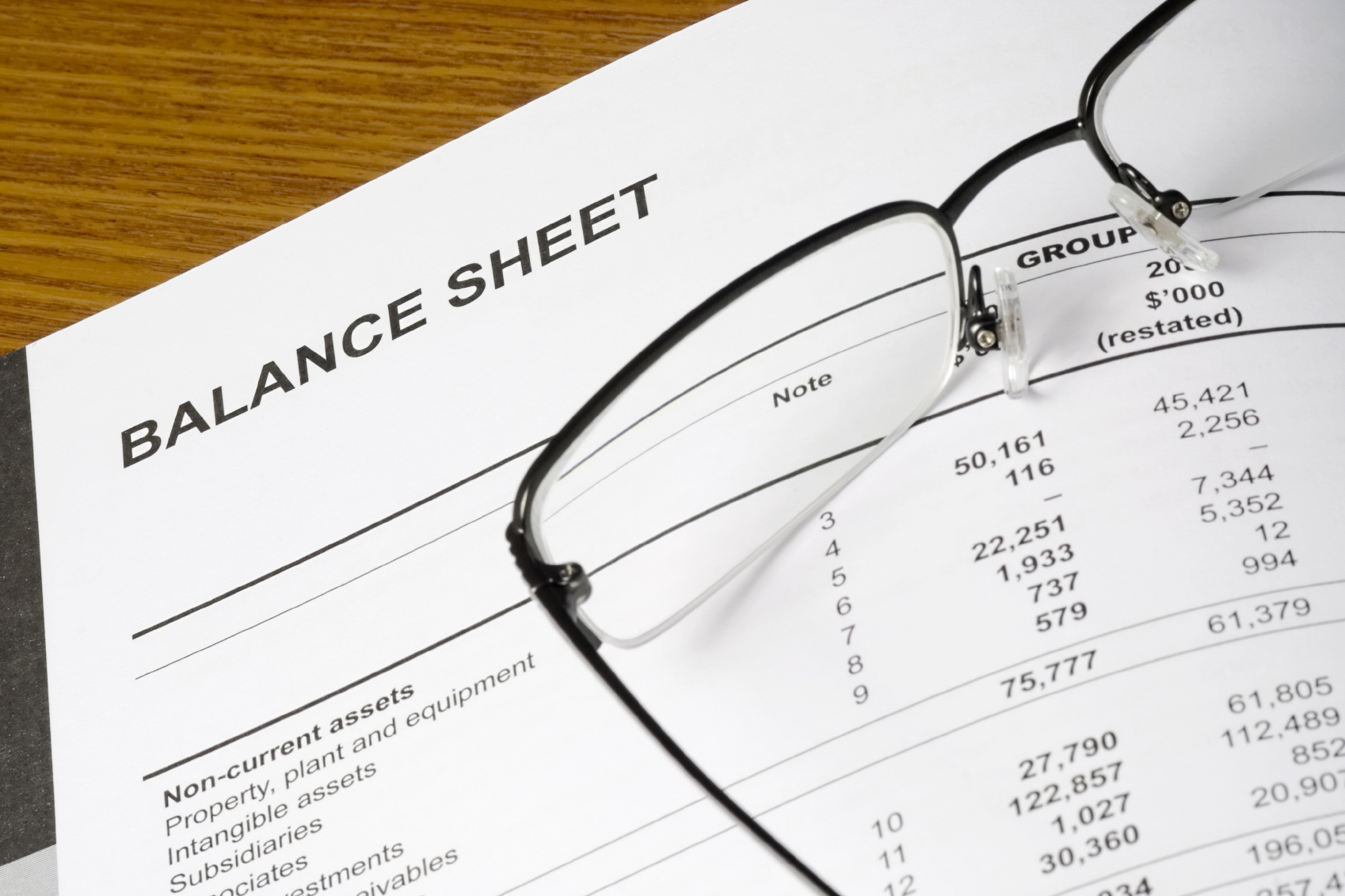 Opening Day Balance Sheet Opening Day Balance Sheet