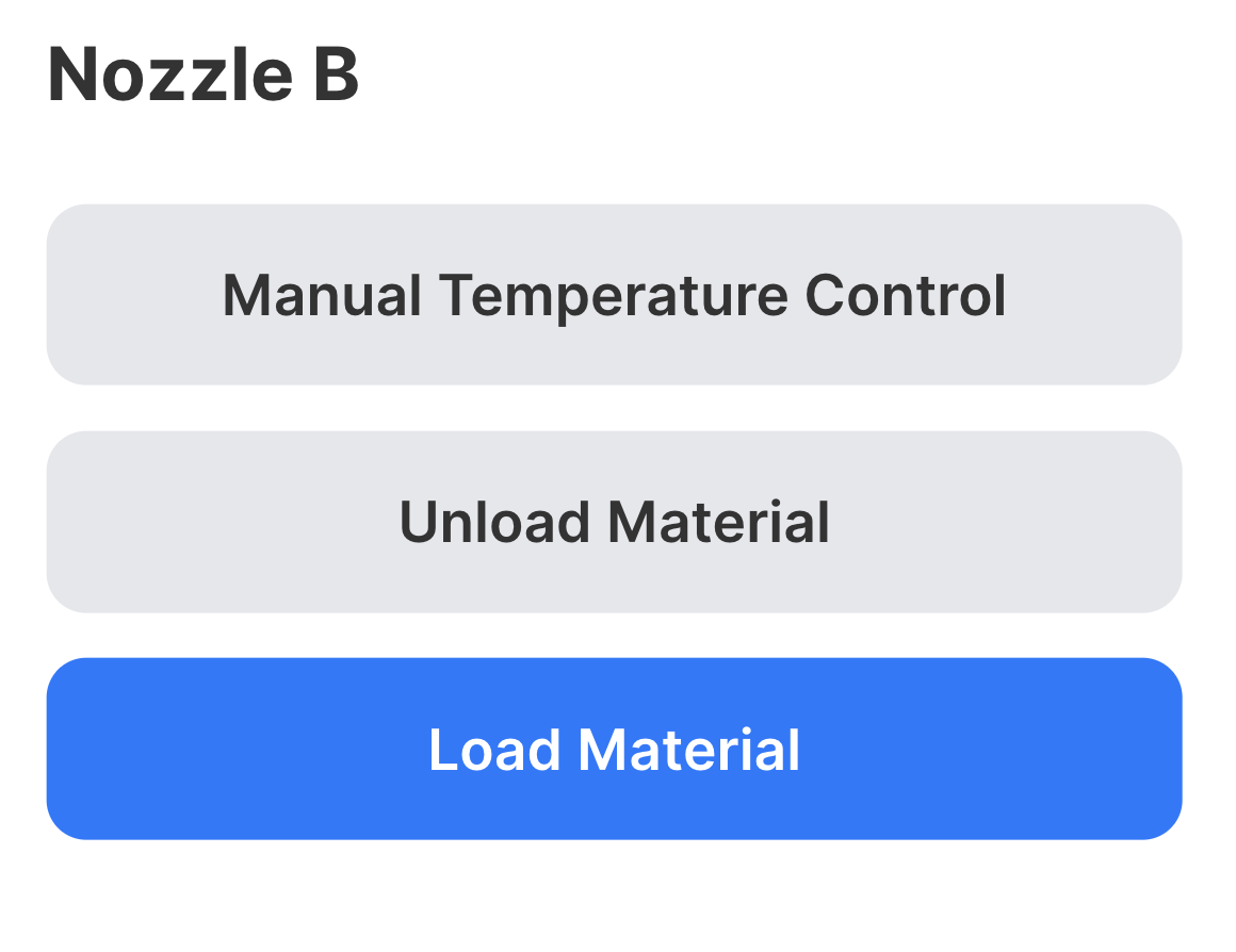 Unloading Support Filament (FX20)