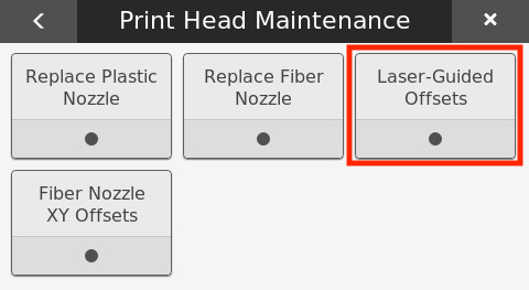 Adjust Laser Offsets