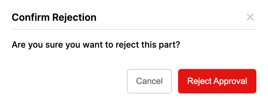 Part Approval Workflows
