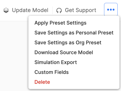 Simulation Export (FEA)