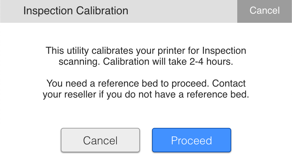Inspection Calibration