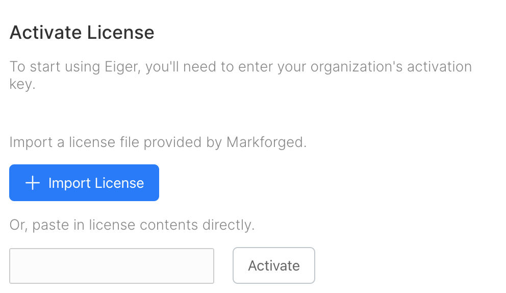Installing Offline Eiger