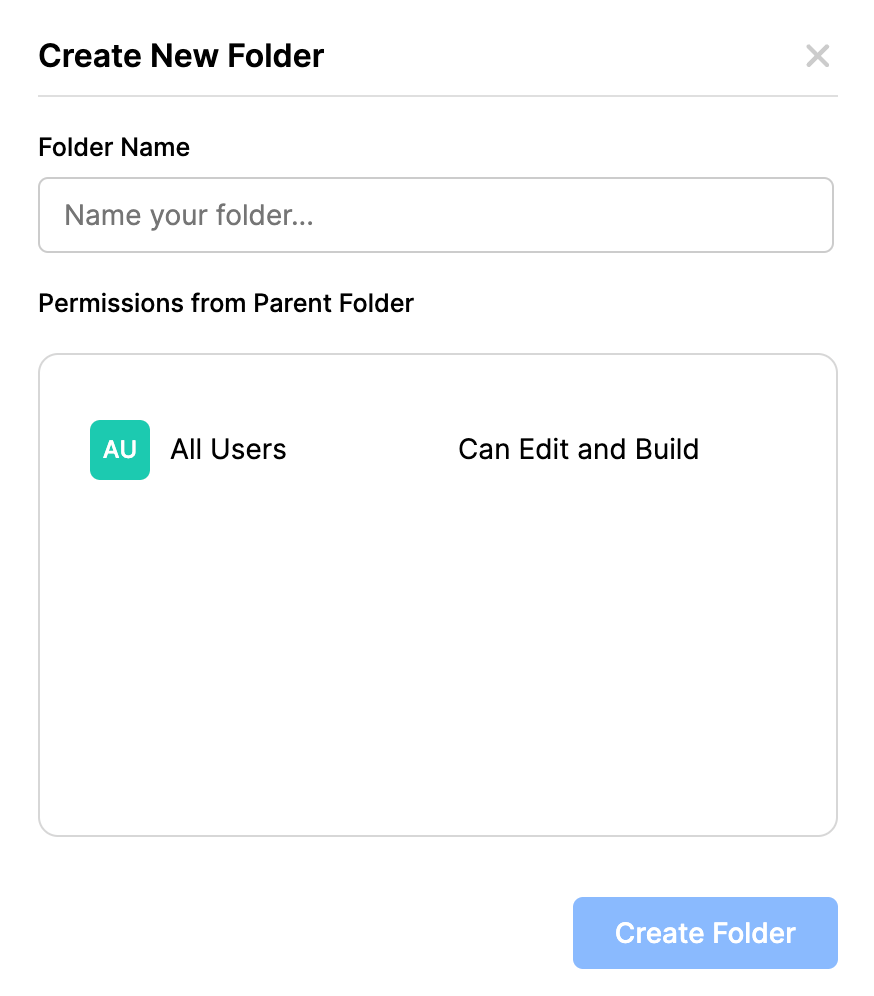 Working with Folders