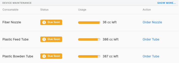 Device Info Page