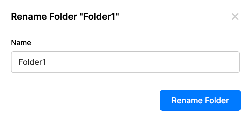 Working with Folders