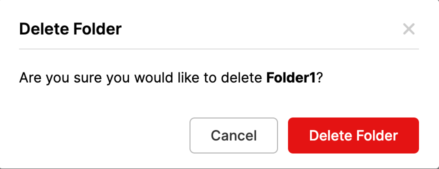 Working with Folders