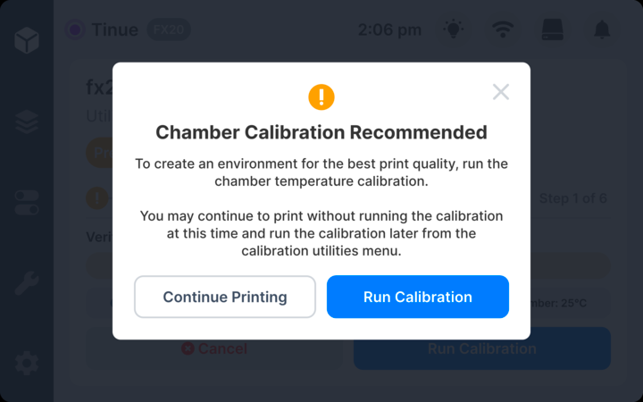 Chamber Calibration Utility (FX20)
