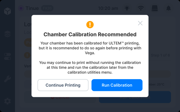 Chamber Calibration Utility (FX20)