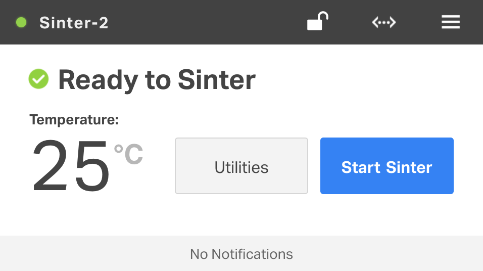 Start a Sinter Run (Sinter-2)