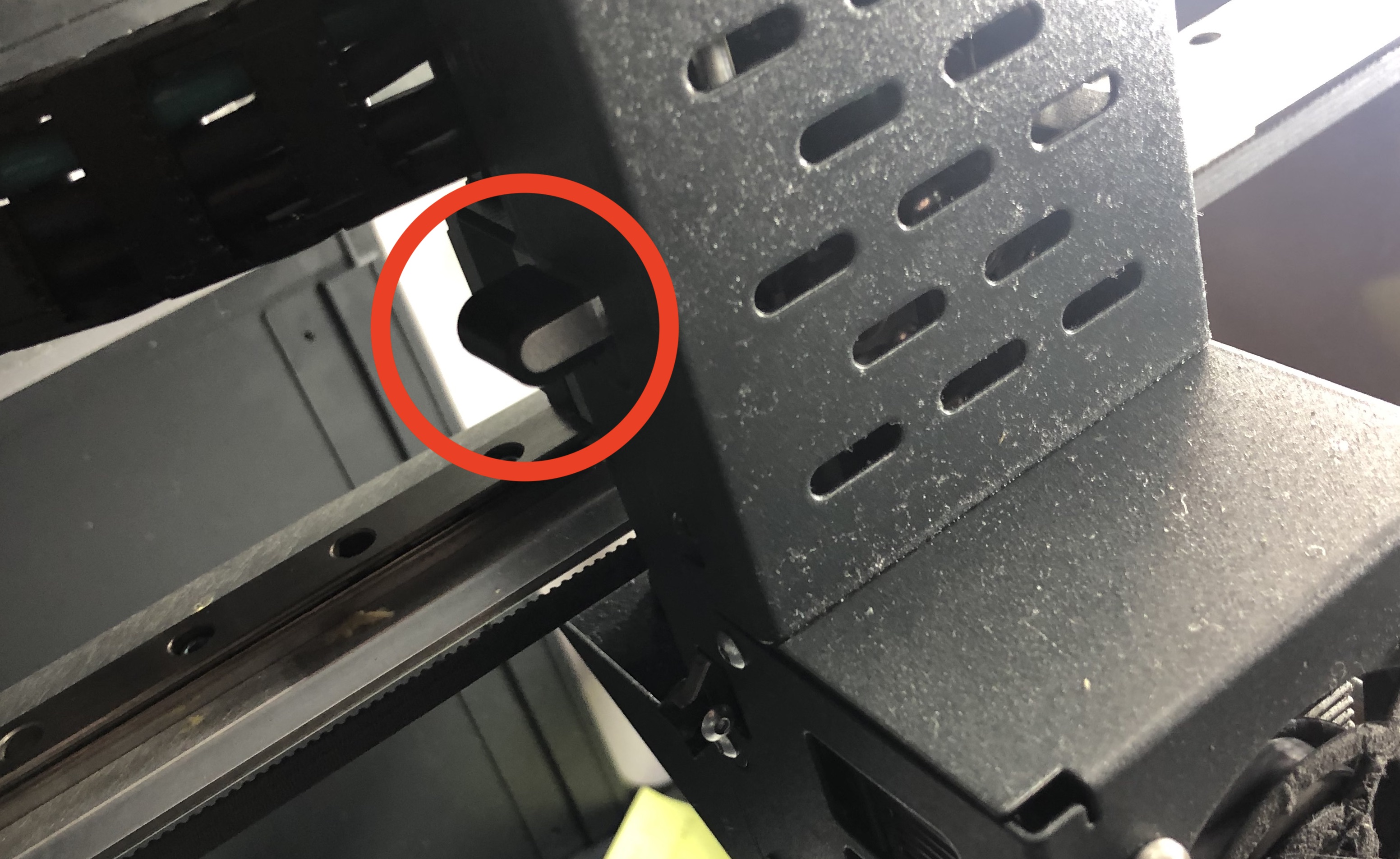 Clearing a Release Material Jam