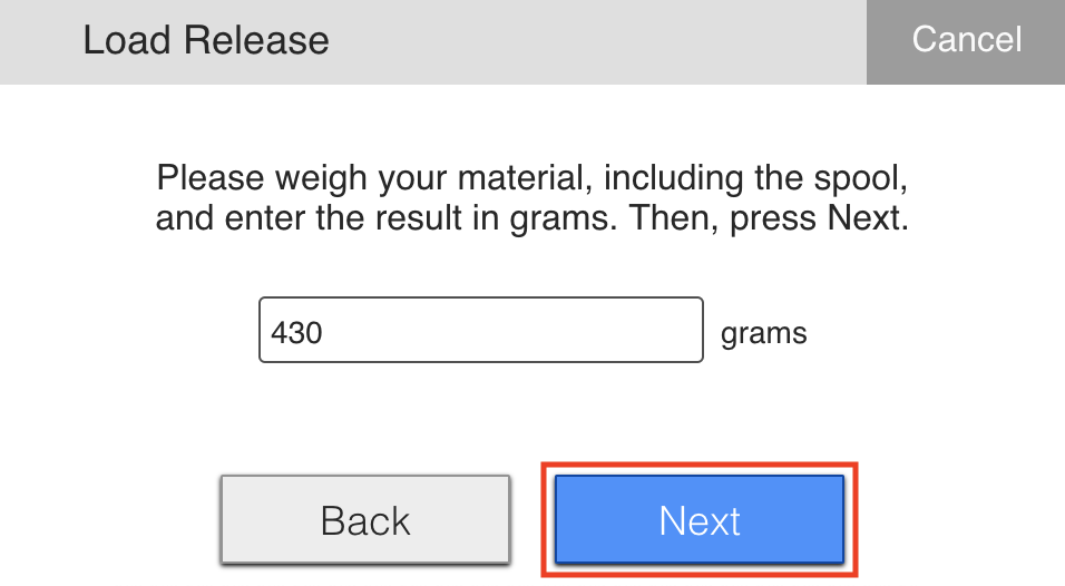 Load Release Filament