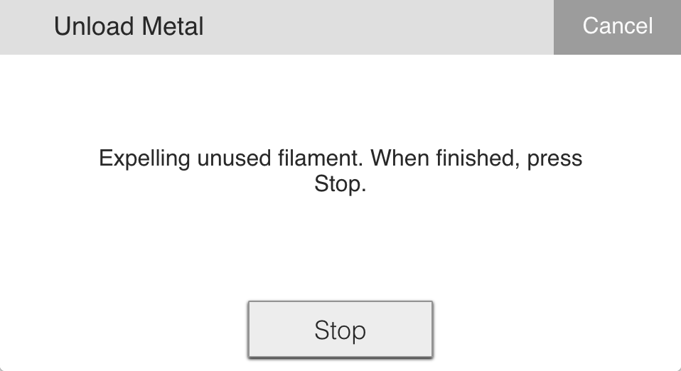 Clearing a Metal Material Jam