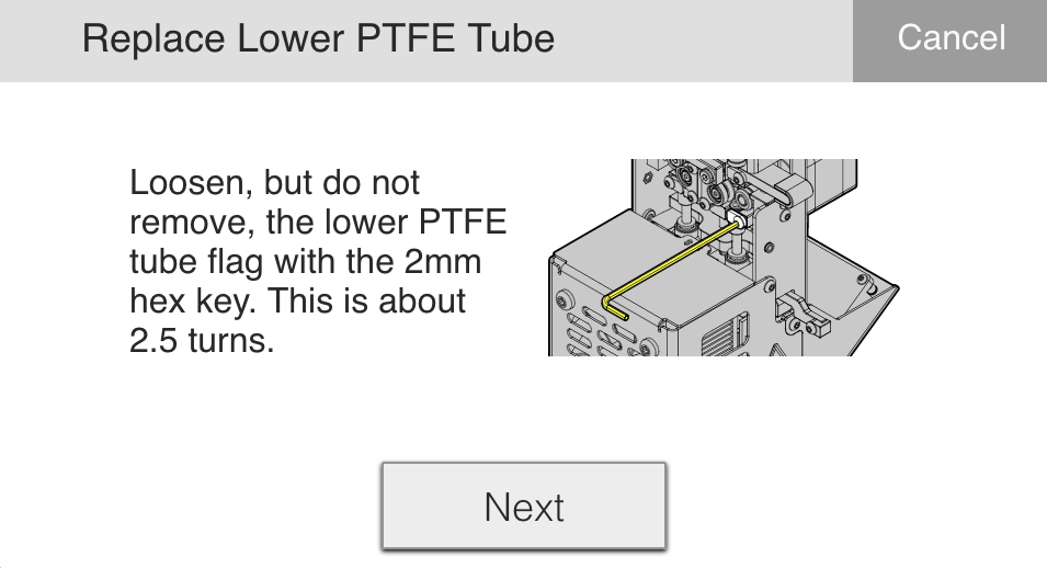 Clearing a Metal Material Jam