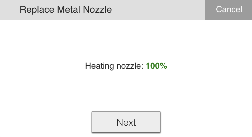 Clearing a Metal Material Jam