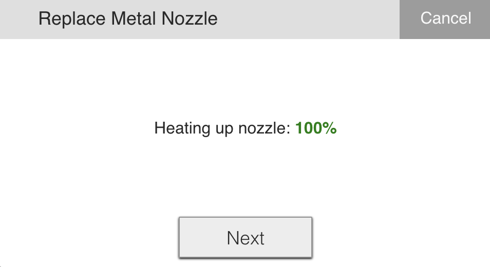 Clearing a Metal Material Jam