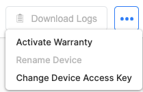 Change Device Access Key