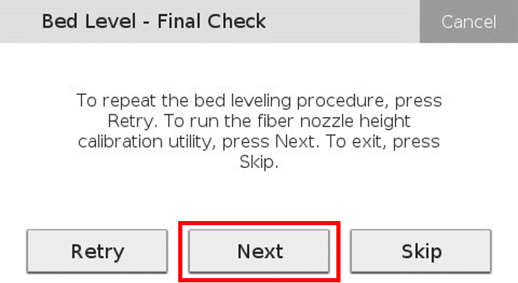 Level the Print Bed (Industrial)