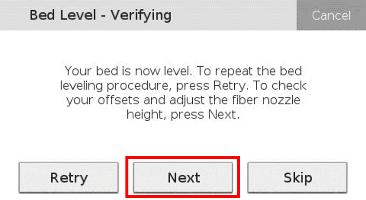 Level the Print Bed (Industrial)