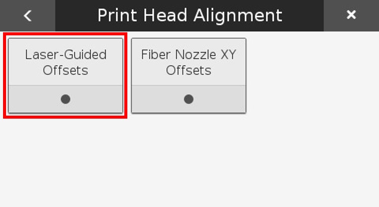 Adjust Laser Offsets