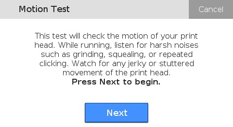 Test Motion and Rigidity