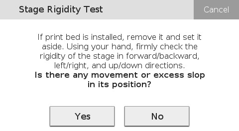 Test Motion and Rigidity